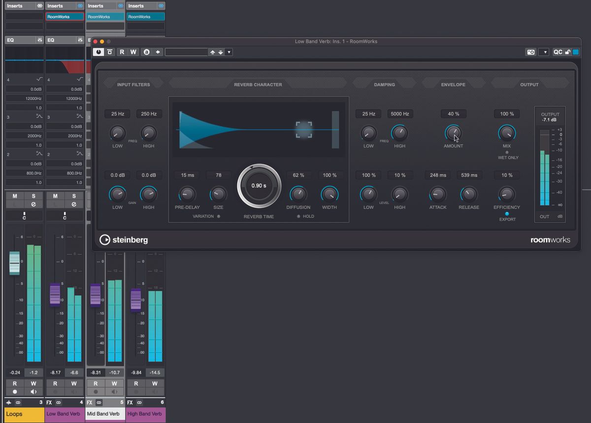 14 tips to help you do more with reverb: "Applying different reverbs to ...