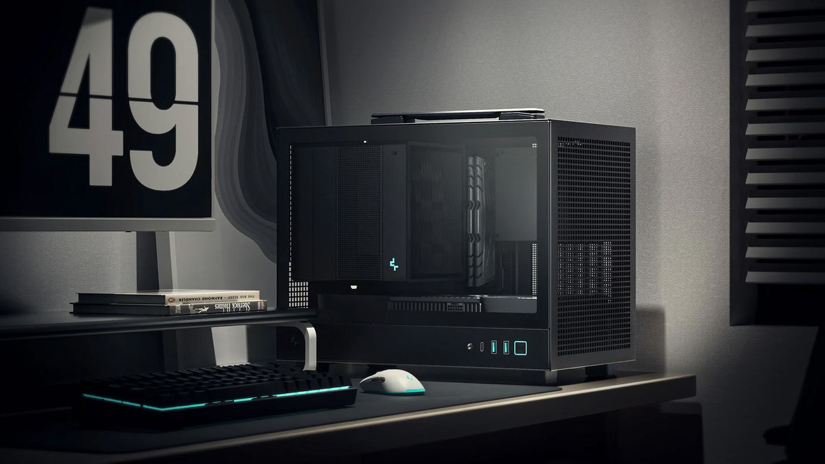 DeepCool latest Mini-ITX case sports a carrying handle and lots of mesh ...