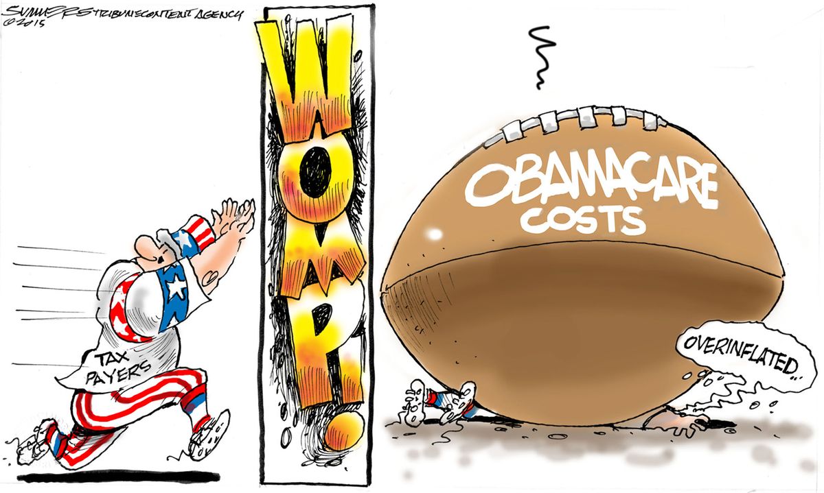 Political cartoon U.S. health Obamacare | The Week