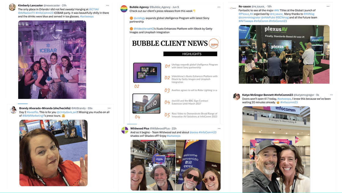 Cindy Attends InfoComm 2023 via the Twittersphere | AVNetwork