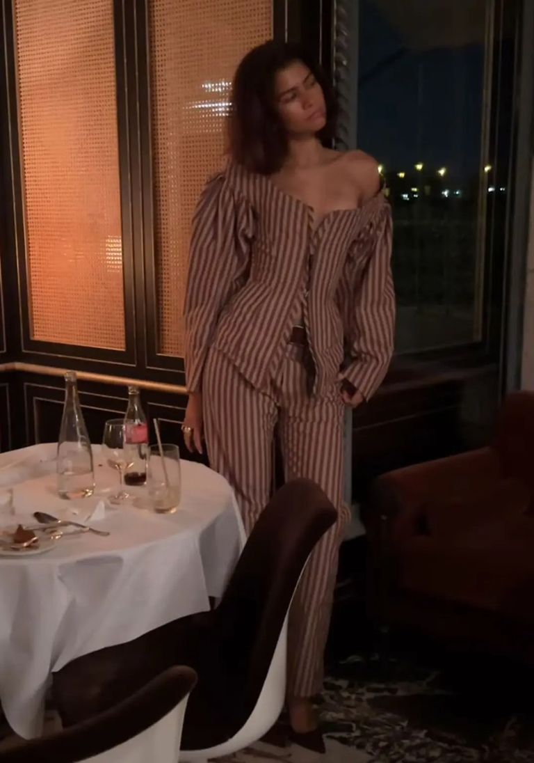 Zendaya Takes on the Pantsuit Trend in Vivienne Westwood Corset | Marie ...