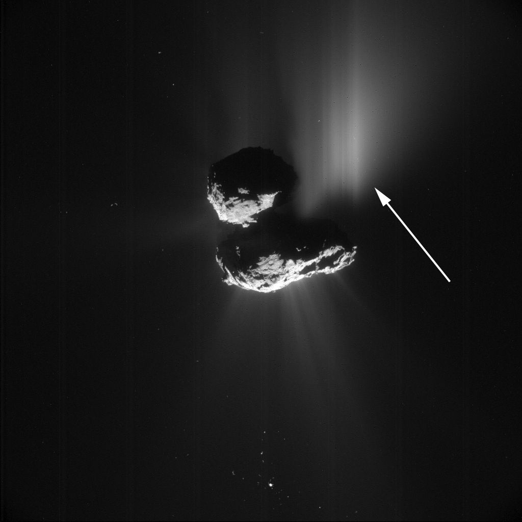 Collapsing Cliff Caused Comet 67P's Brilliant Outburst | Space