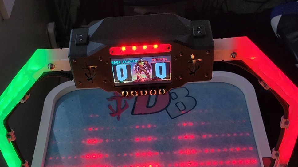This Raspberry Pi air hockey table also plays Doom | Tom's Hardware