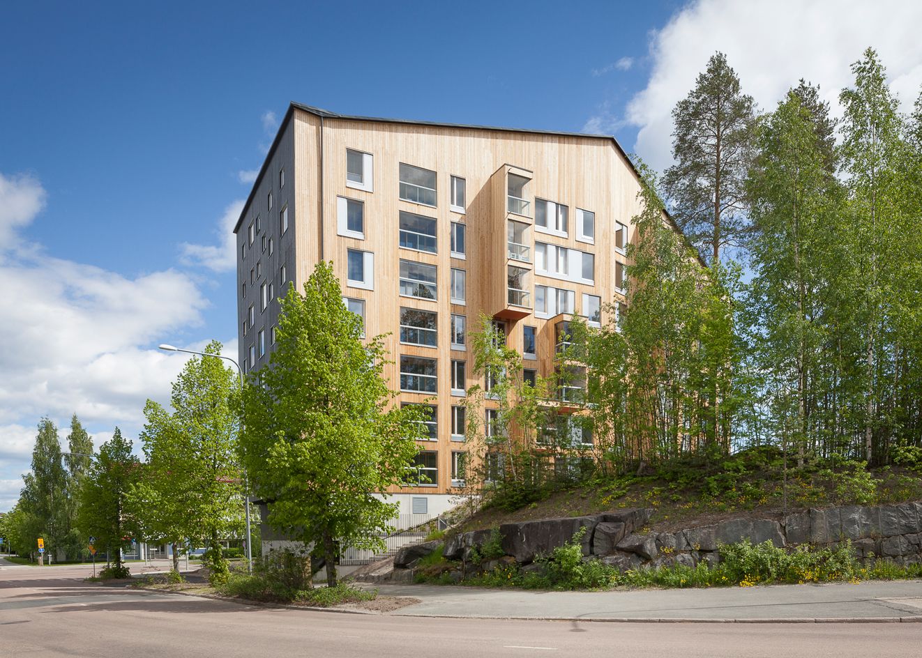 OOPEAA's award-winning timber frame flats | Wallpaper