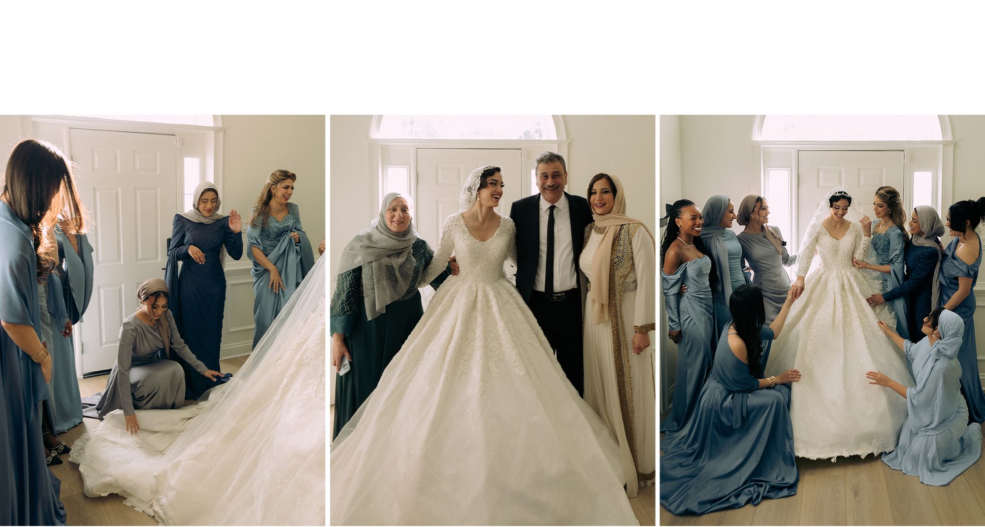 Who What Wear Weddings: Sally Ashour and Abdul Ayyad's Glamorous ...