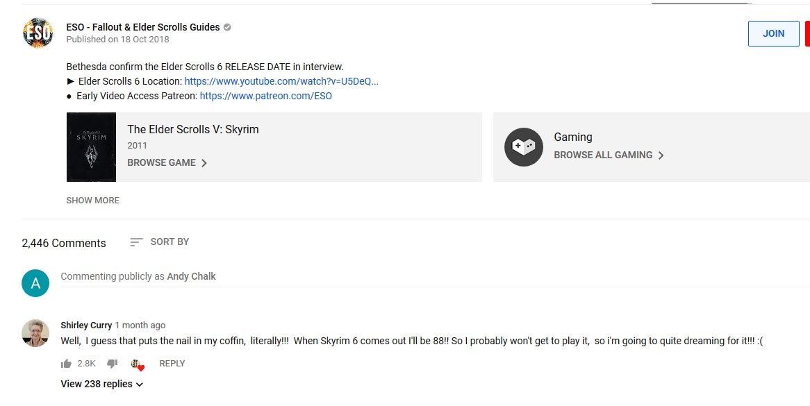 Fans want Bethesda to make 'Skyrim grandma' an Elder Scrolls 6 NPC | PC ...