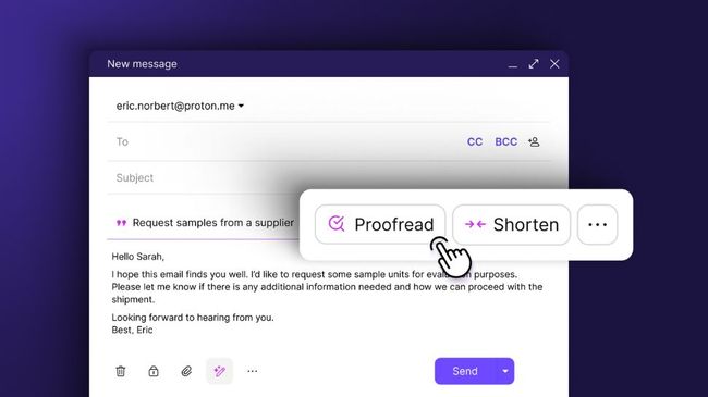 Proton is launching an AI tool to help you write better emails | TechRadar