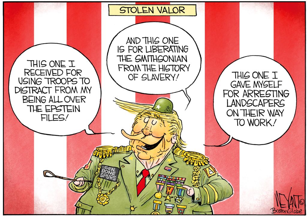 The 'New MAGA-approved logo' | Today's political cartoons | The Week