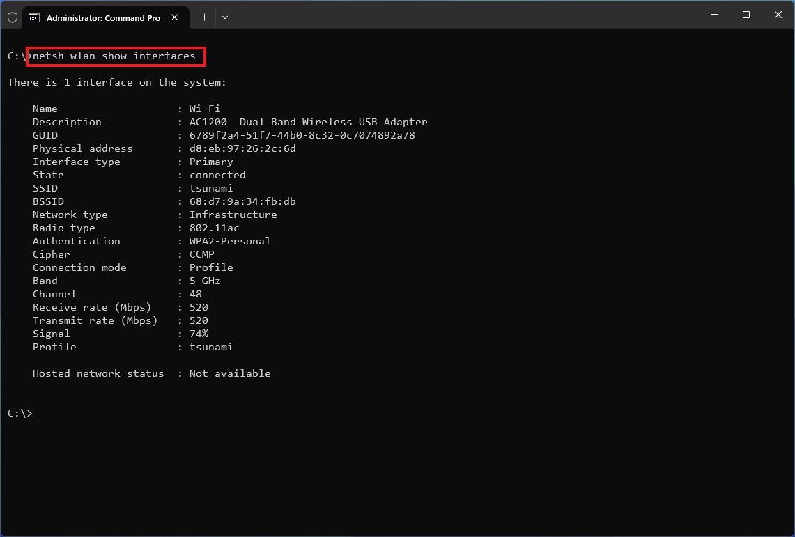 How to control Wi-Fi networks from Command Prompt on Windows 11 ...