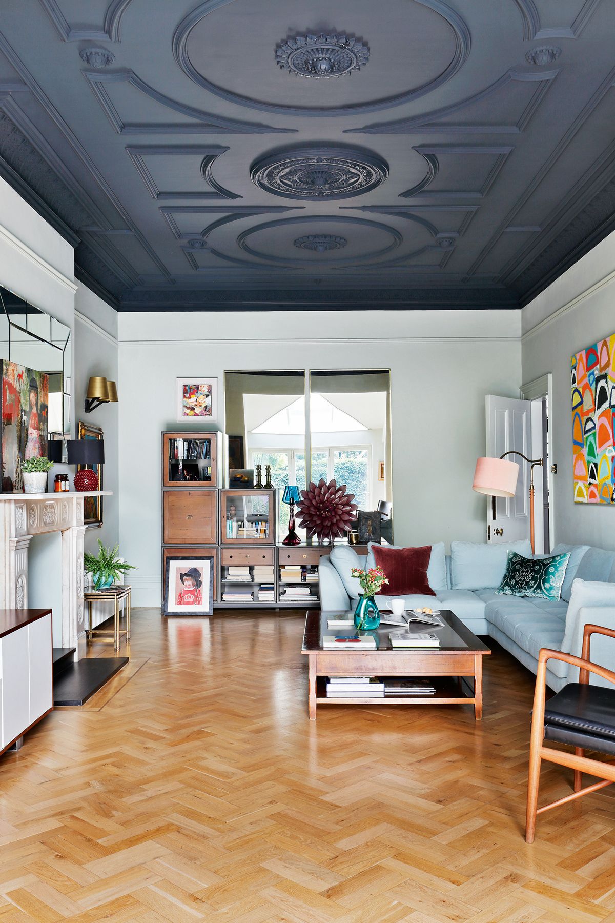 Ceiling Decorating Ideas: Painted, Wallpapered & Tiled Ceilings
