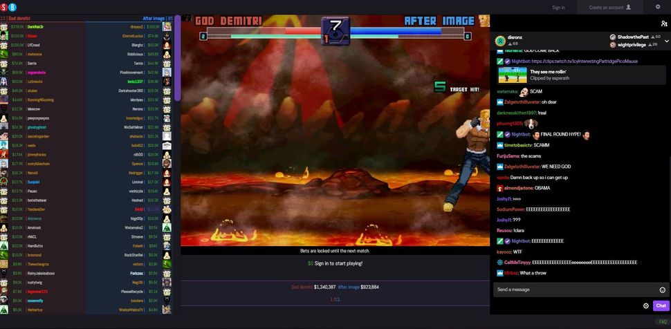 Here is your semi-regular reminder that Salty Bet is still awesome | PC ...