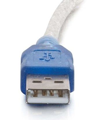 These are the cables needed to connect your printer to your PC ...