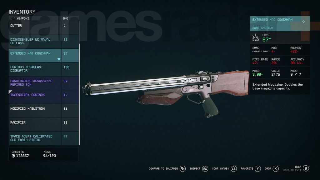 Starfield weapons, damage types, and mods explained | GamesRadar+