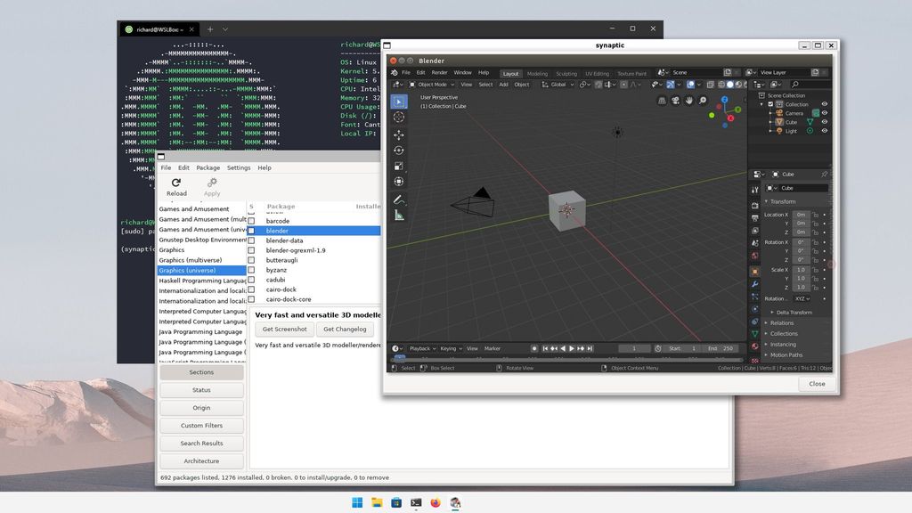 How to add a GUI package manager to Ubuntu on the Windows Subsystem for ...