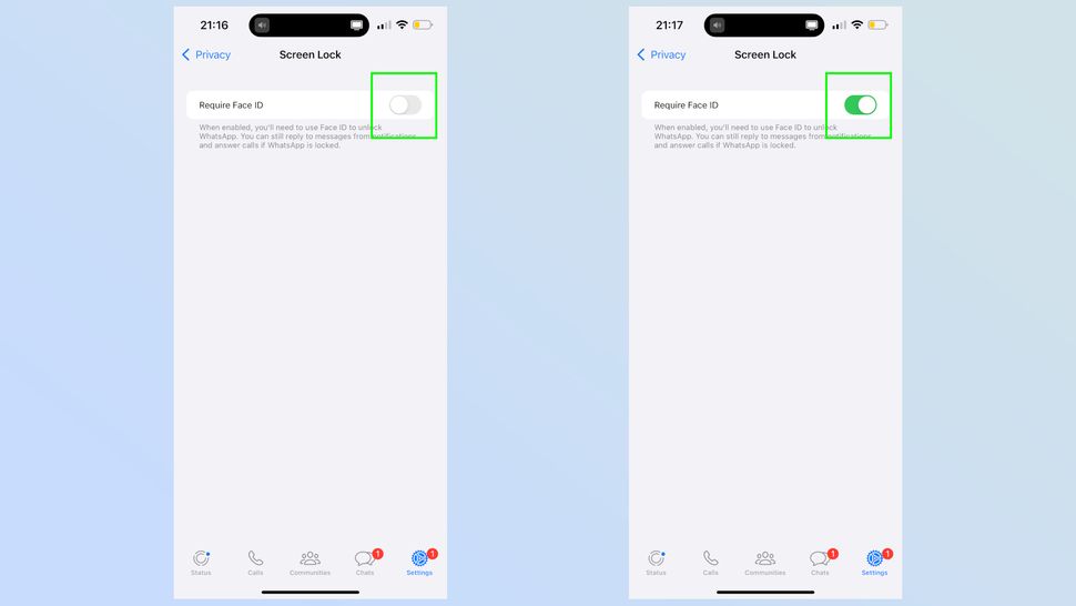 How to lock WhatsApp with FaceID on iPhone | Tom's Guide