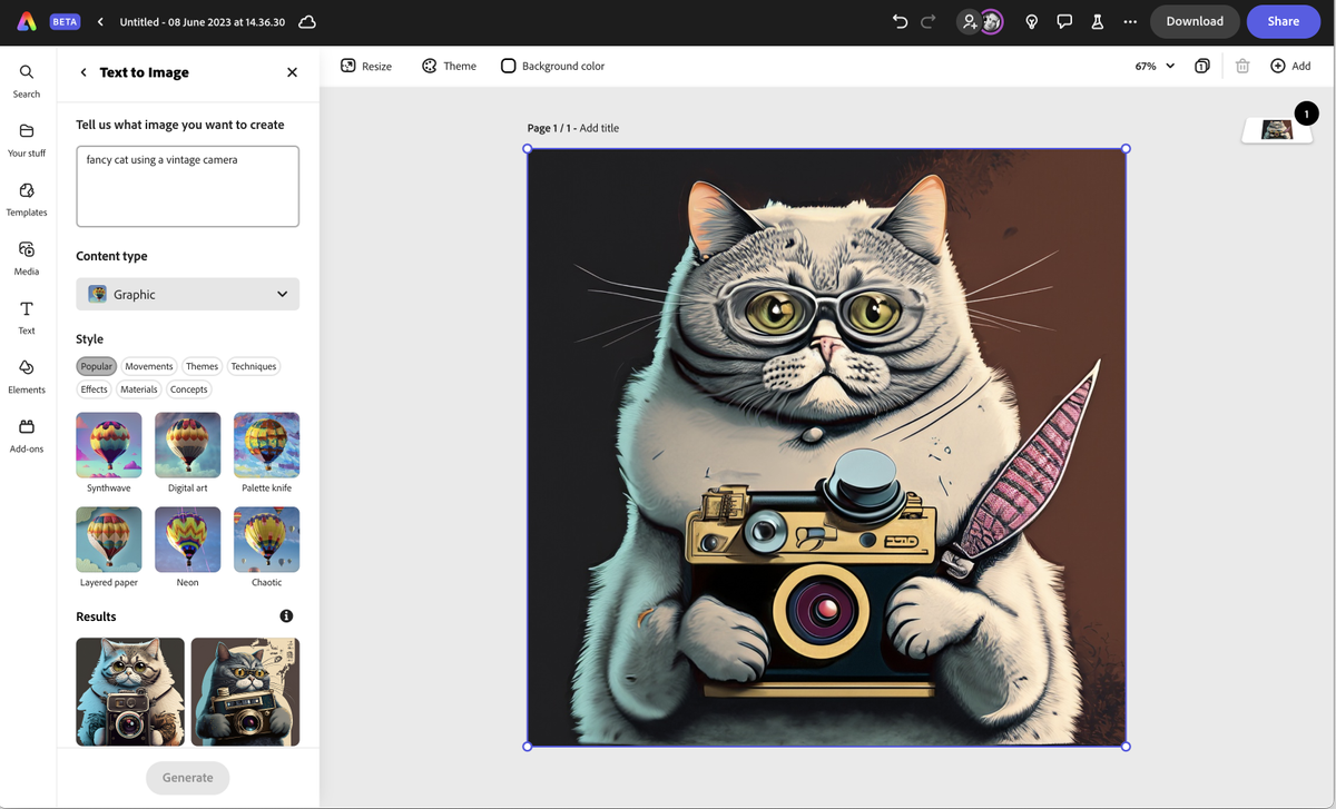 Adobe brings AI to your social media content with Adobe Express Beta ...