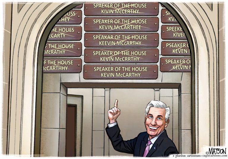7 brutally funny cartoons about Kevin McCarthy's speakership | The Week