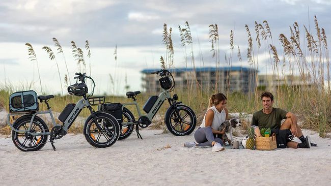 This mighty all-terrain e-bike has a max range of 150 miles, and can ...