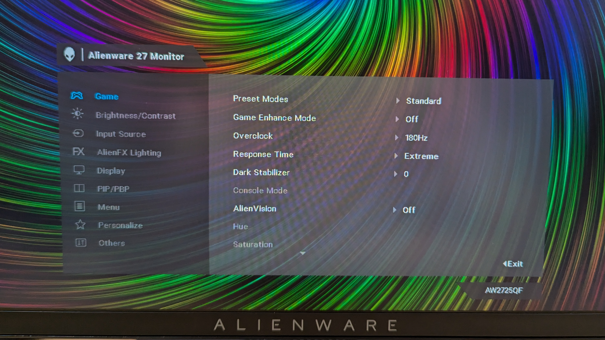 Alienware AW2725QF gaming monitor review: Two displays in one for under ...