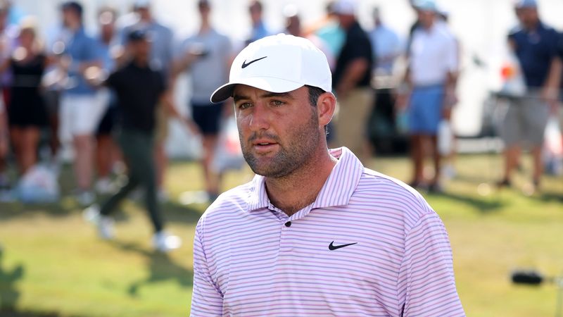 Watch Scottie Scheffler Hits A Shank Out Of A Bunker | Golf Monthly