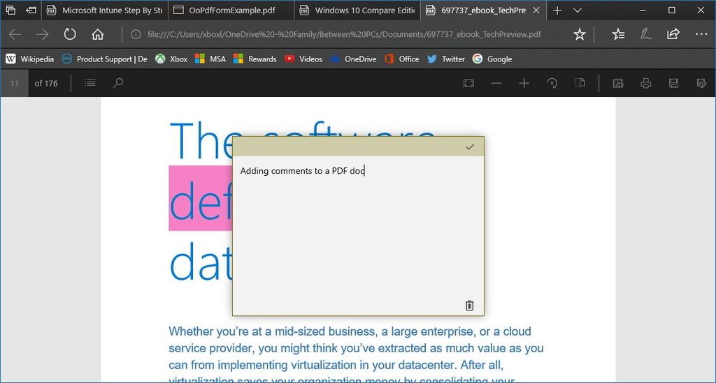 How to use Microsoft Edge as a PDF reader in the Windows 10 Fall ...