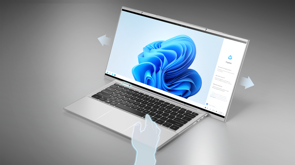 This really cool laptop concept transforms a 14-inch display into an 18 ...