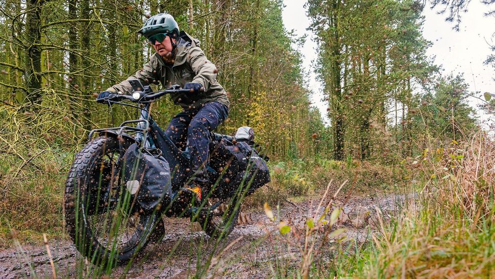 This beastly adventure e-bike can carry up to 400lb off-road, with a ...