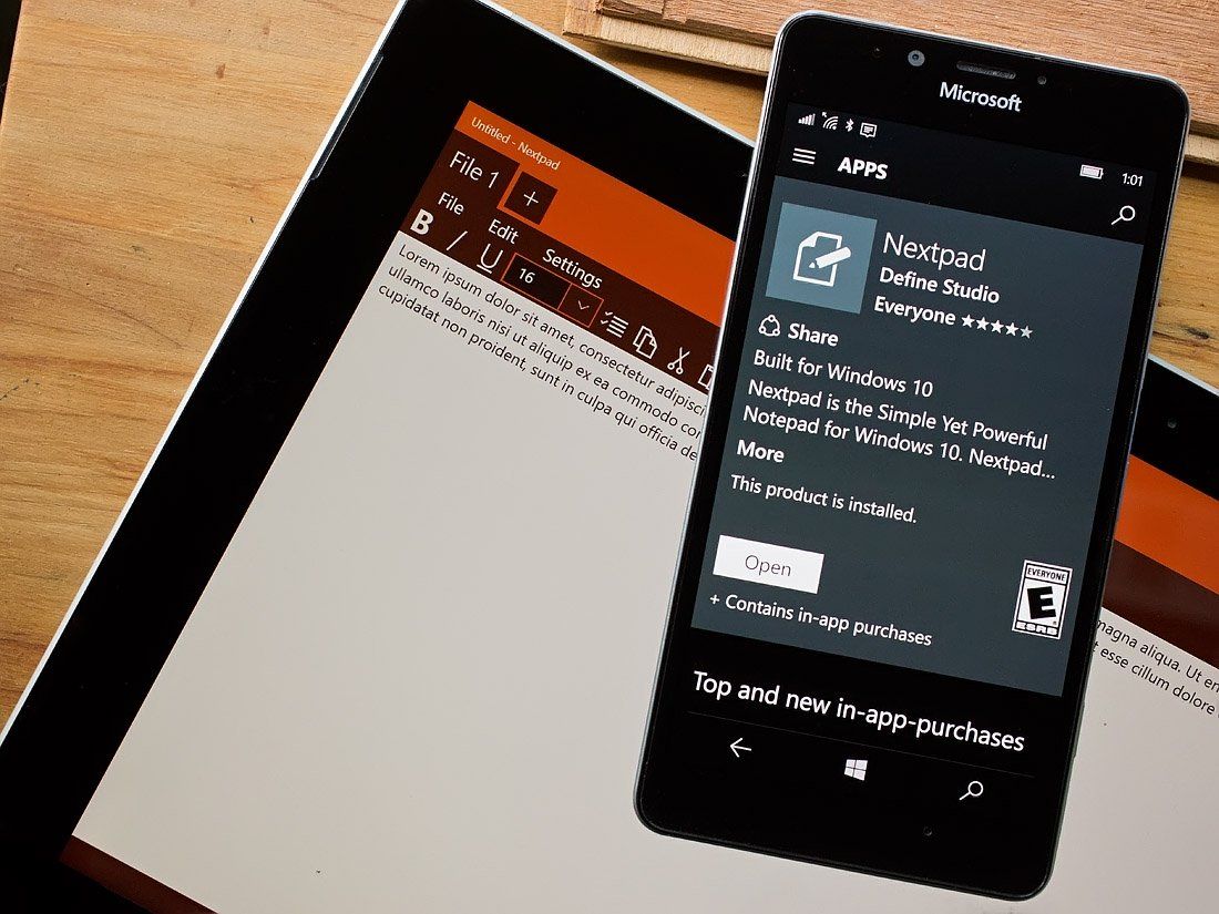 Write to your heart's delight with Nextpad for Windows 10 PC and Mobile ...