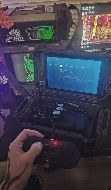 This Raspberry Pi portable arcade cyberdeck sports a Pi 5 and is ...