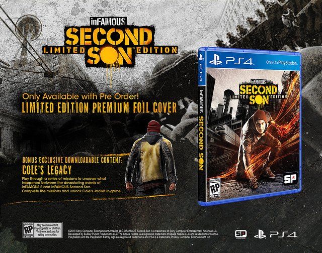 Infamous: Second Son Collector's Edition, Limited Edition Includes Cole ...