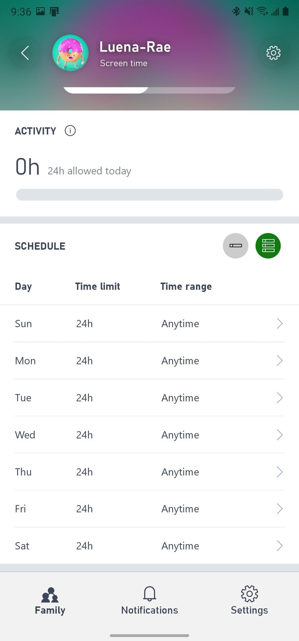 How to set time limits for your child with the Xbox Family Settings app ...
