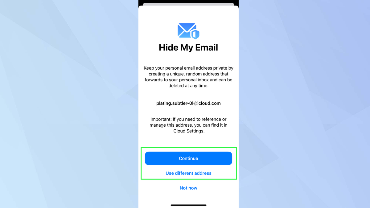 How to use Hide My Email in iOS 15 | Tom's Guide