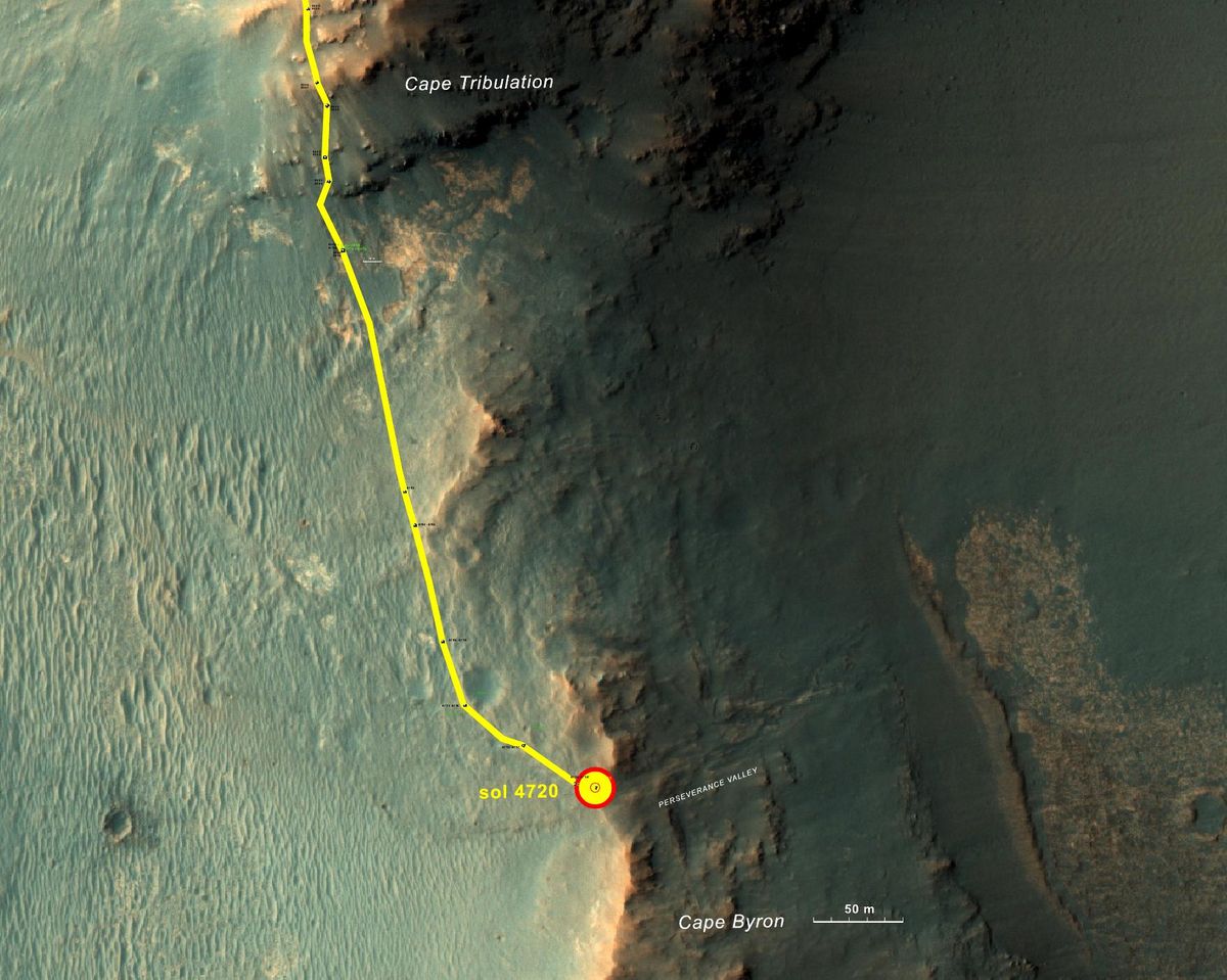 Opportunity Knocks! Farthest-Driving Mars Rover Explores Eroded Valley ...