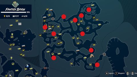 Maneater landmarks map: How to get the complete shadow set evolution ...