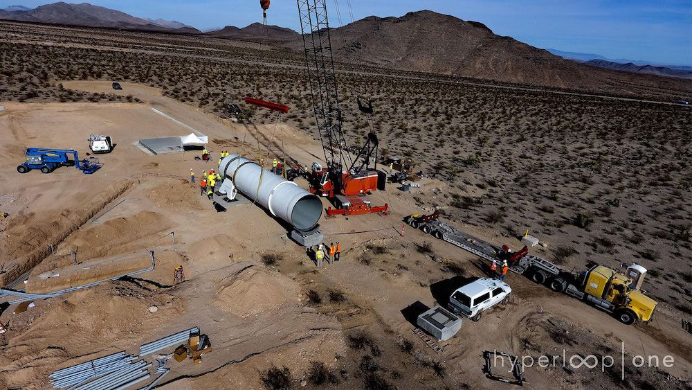 In Photos: Building the Superfast 'Hyperloop One' Transit System of the ...