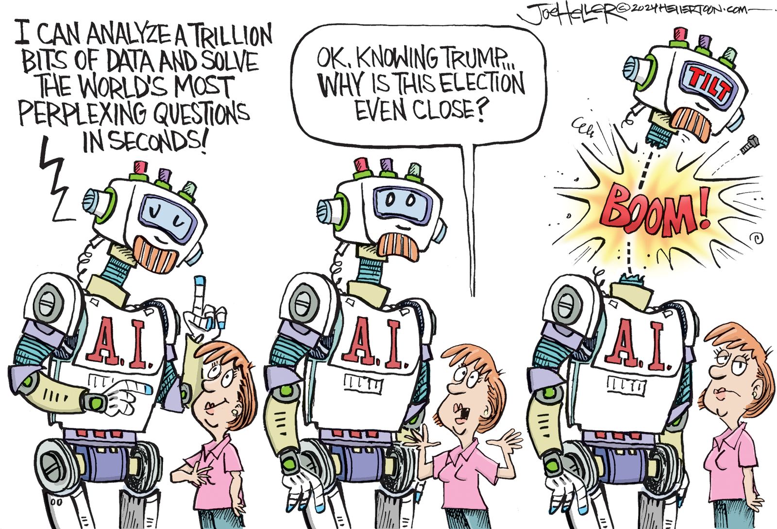 Today's political cartoons - October 21, 2024 | The Week