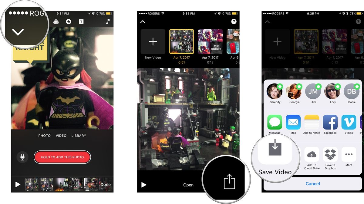 How to save and share videos from the Clips app | iMore
