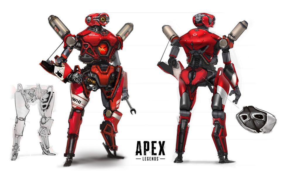 Here's a ton of amazing Apex Legends art, including extra thicc ...