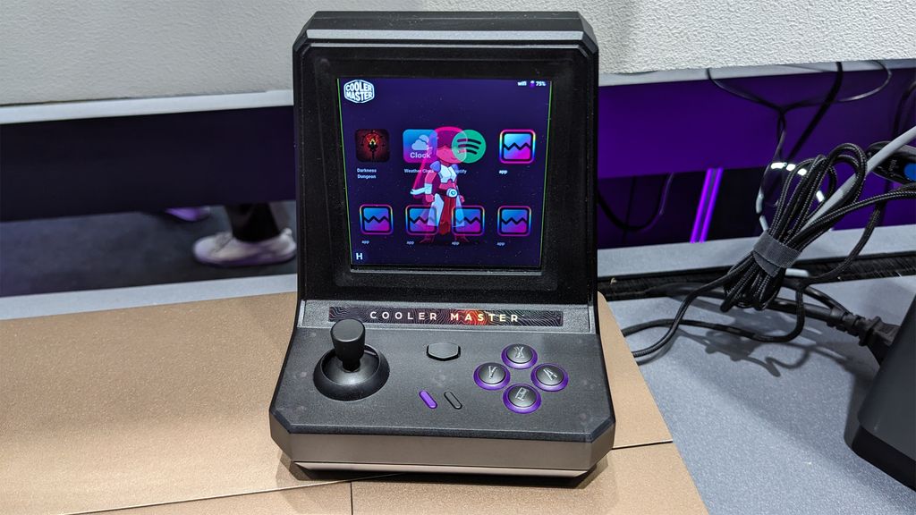 Cooler Master shows off programmable, mini arcade machine that sits on ...