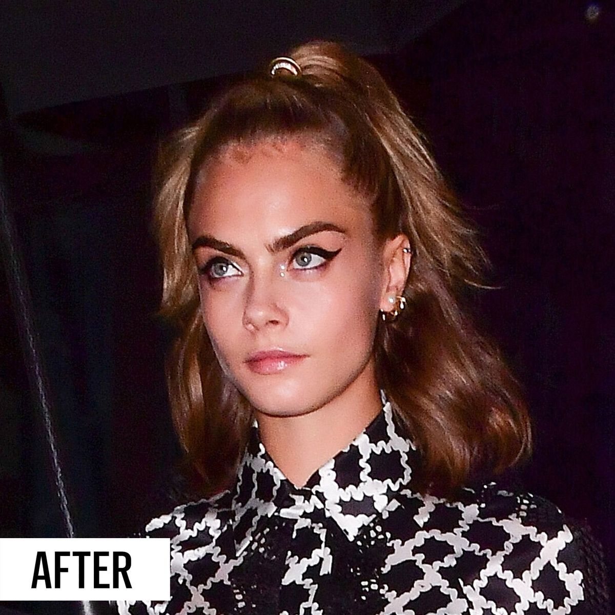 High Textured Ponytail How To - Cara Delevingne Ponytail Photo | Marie ...