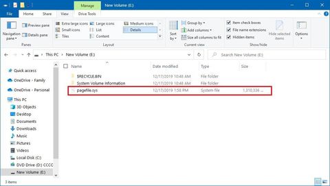 How to move virtual memory to a different drive on Windows 10 | Windows ...