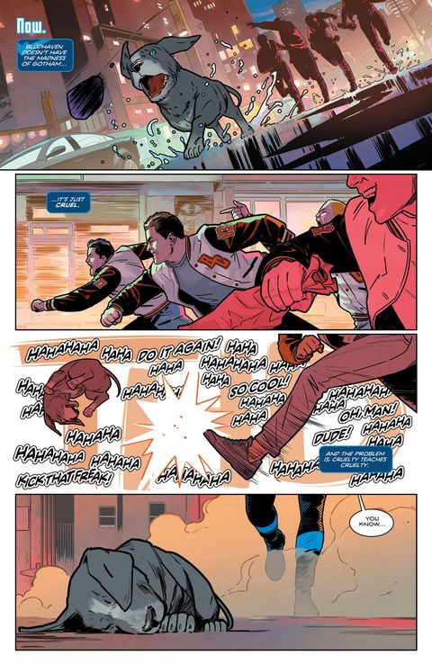 Nightwing saves a puppy in preview of his first Infinite Frontier ...