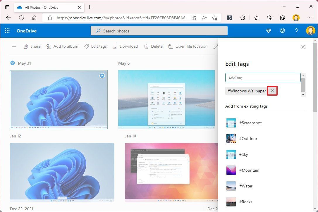 How to use tags for pictures in OneDrive | Windows Central