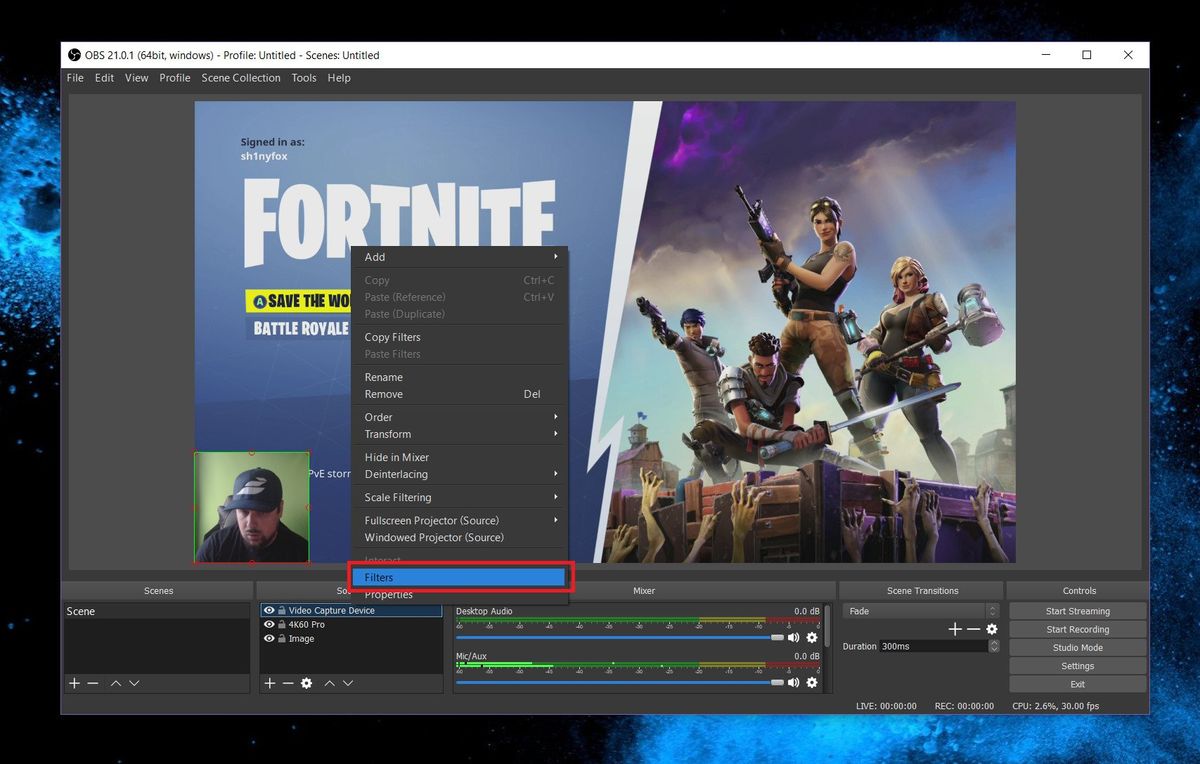 How to set up a green screen for Twitch streams | Windows Central