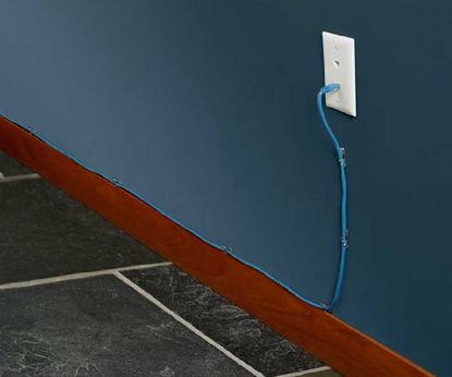 How to organize cords in a living room | Livingetc