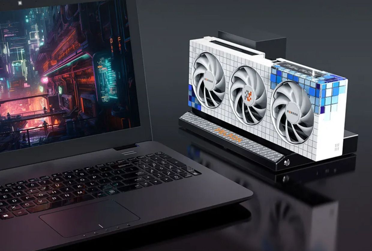 This versatile graphics-card docking station transforms your laptop into a high-performance ...