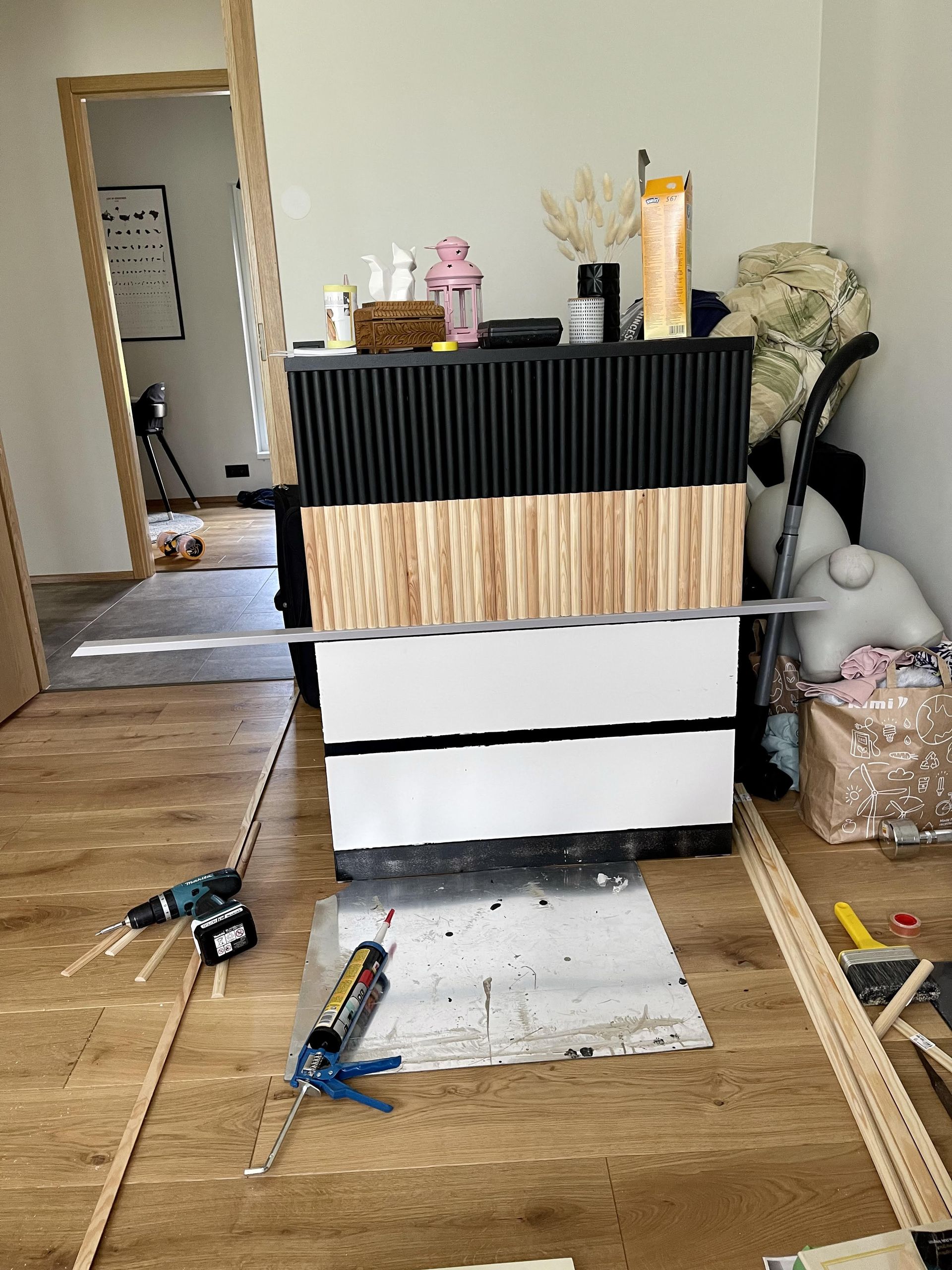 This IKEA hack gives a MALM chest of drawers more decor style | Livingetc