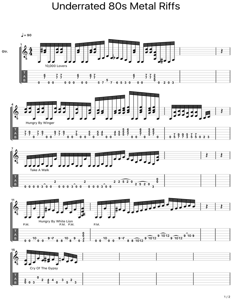 Eight Underrated Eighties Metal Riffs (And How to Play Them) | Guitar World