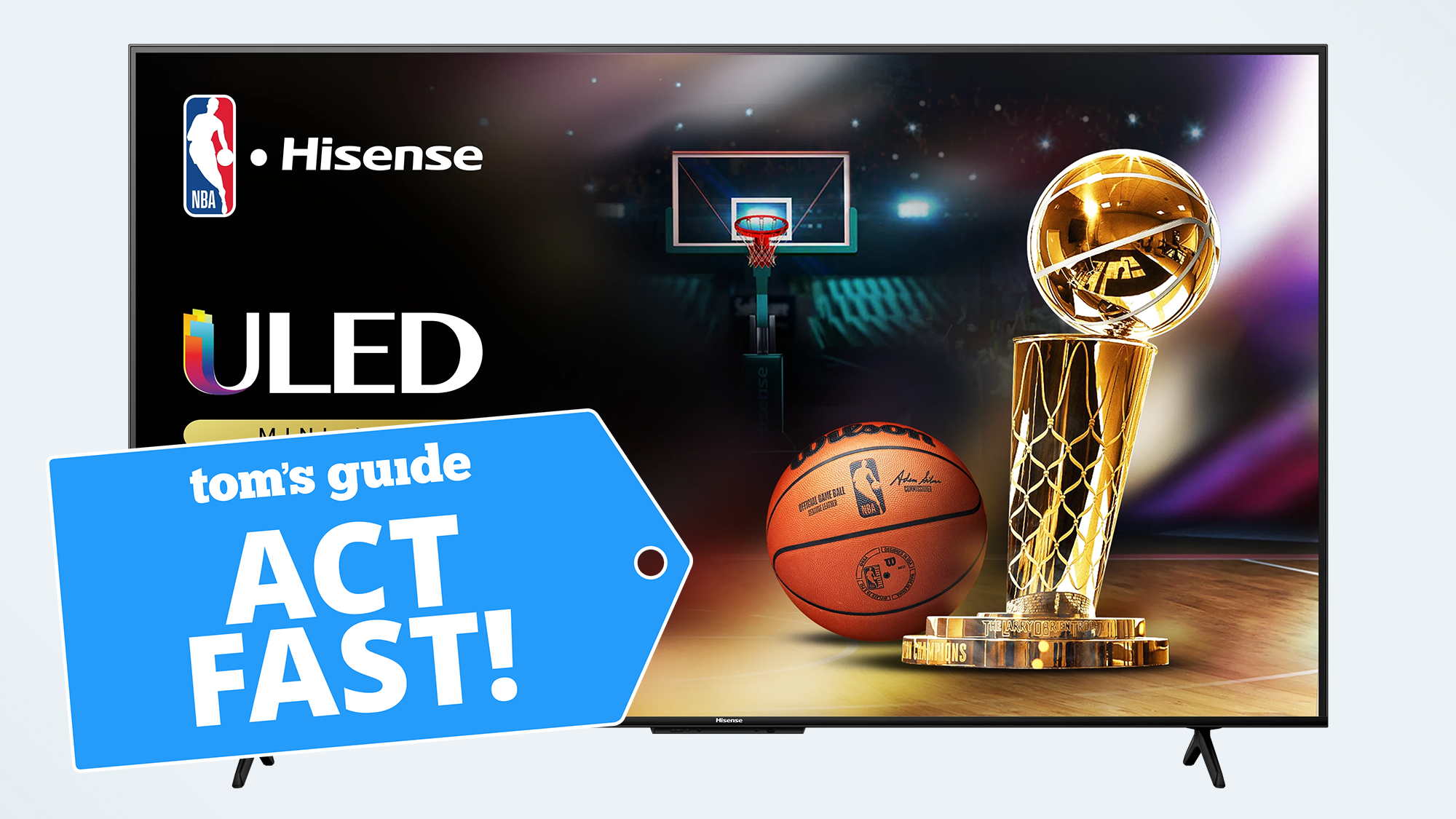Surprise! Get a $200 NBA gift card with a Hisense Mini-LED TV — just in ...