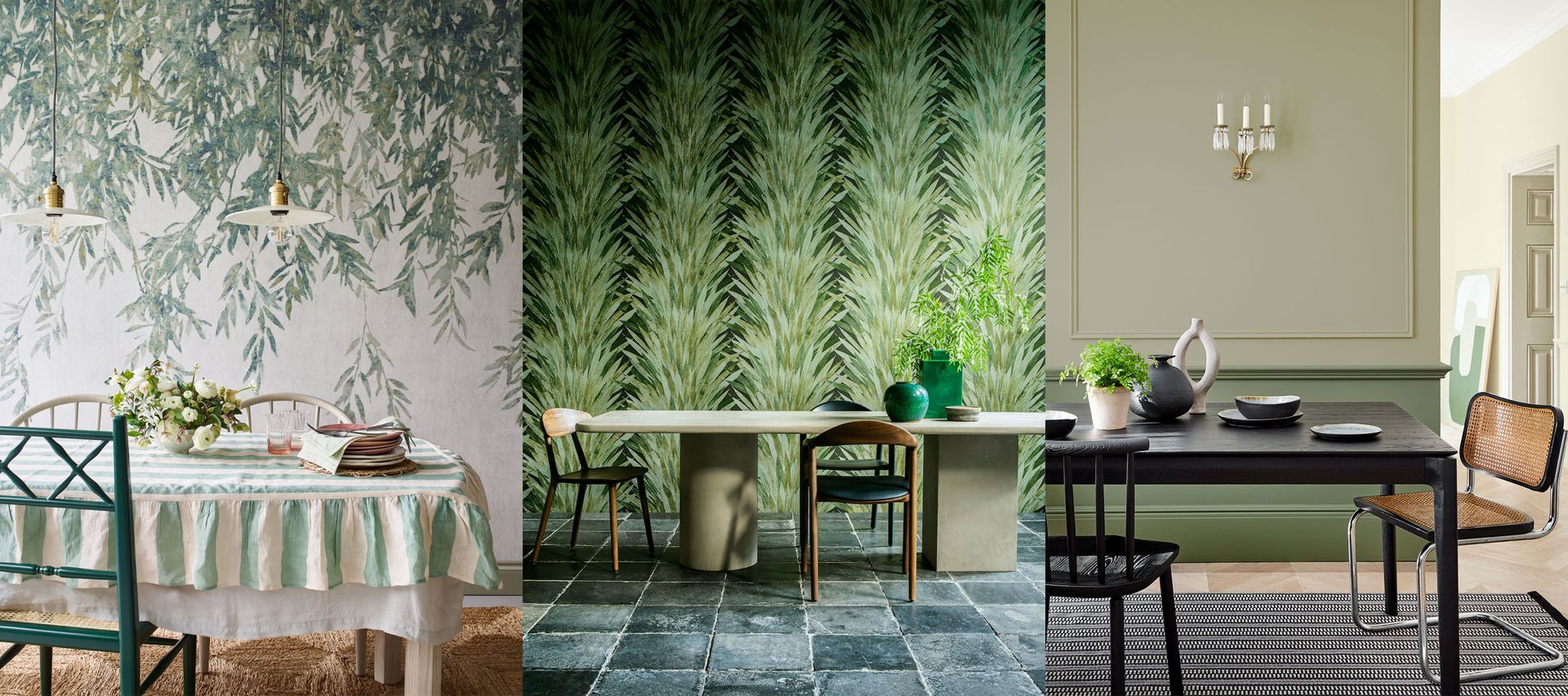 Green dining room ideas: 10 ways to use this natural color | Homes and ...